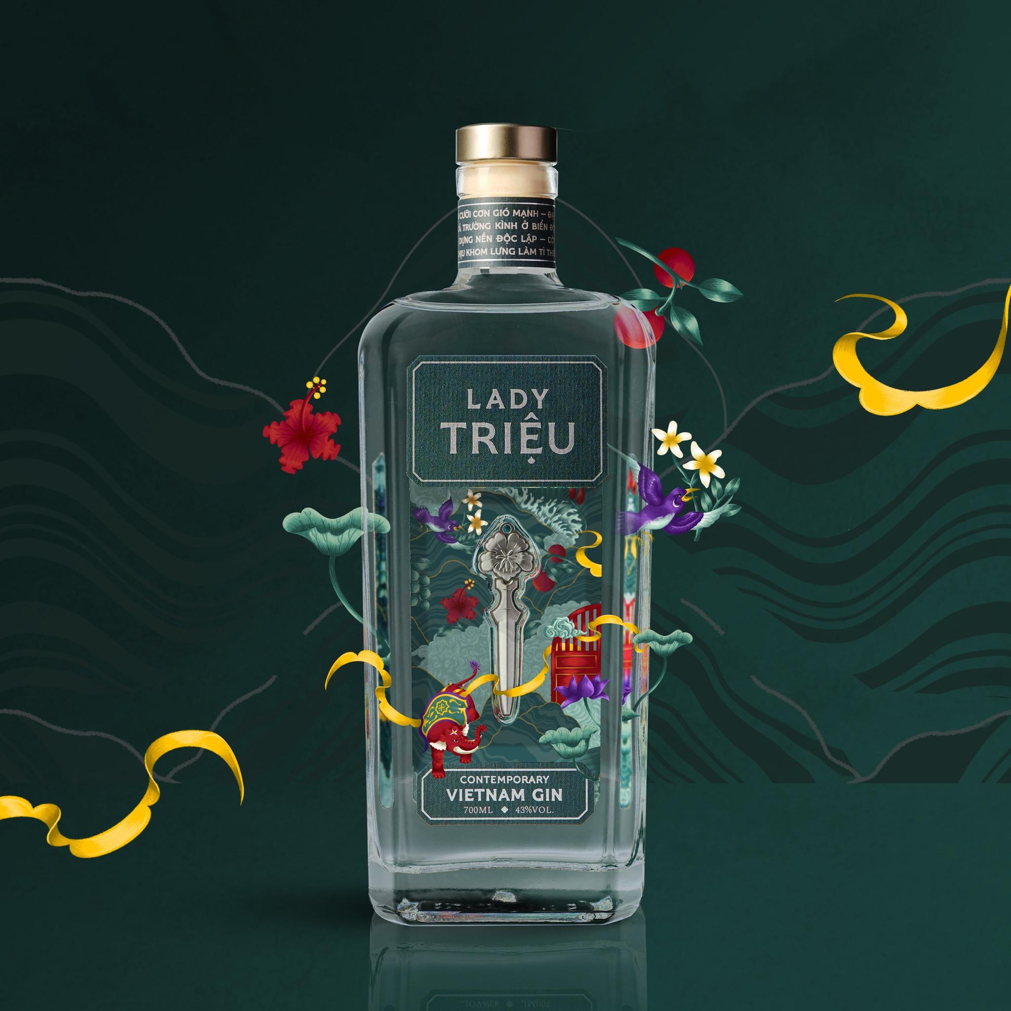 Hộp quà tết Lady Triệu Gin